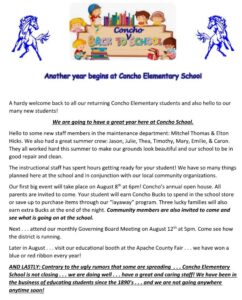 Concho School – Concho Elementary School District No. 6